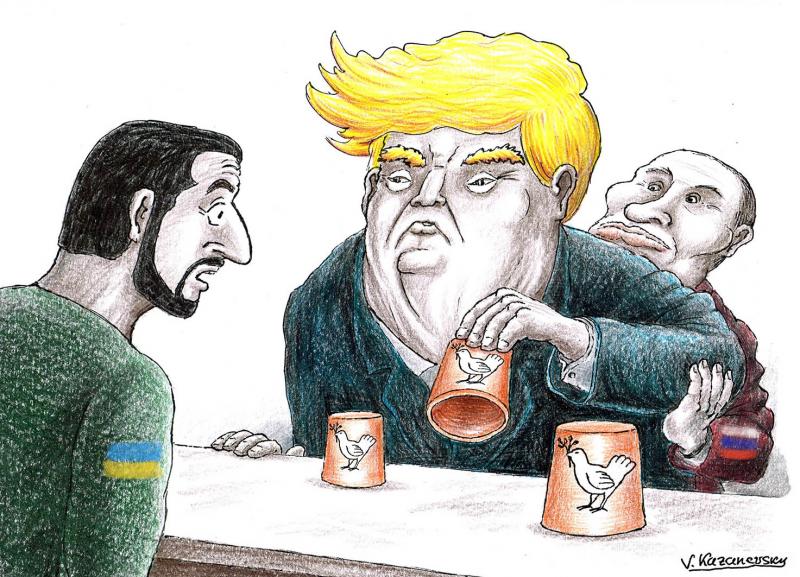 Peace negotiations between Ukraine and Russia | Cartoon Movement Peace negotiations between Ukraine and Russia | Cartoon Movement